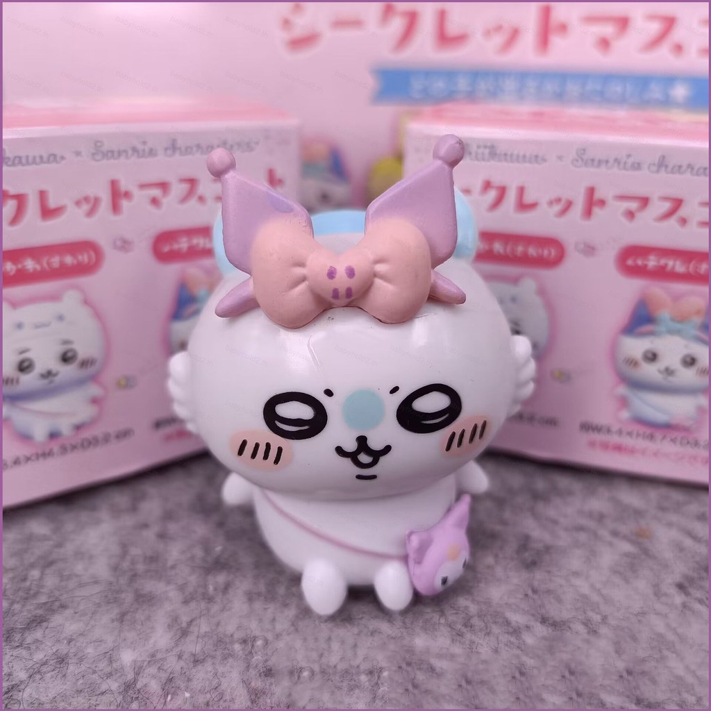 Yb 8 ชิ้น Chikawa Action Figure การ์ตูน COS ชุด Usagi Hachiware ตุ๊กตาของเล่นเครื่องประดับรถ ...