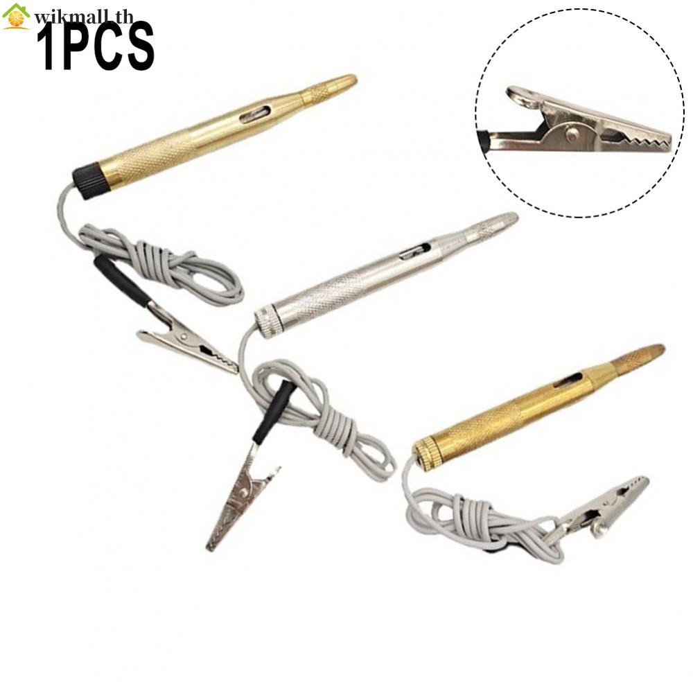 【WIK】Circuit Tester 6V 12V 24V AlligatorClip Light Voltage For Auto ...