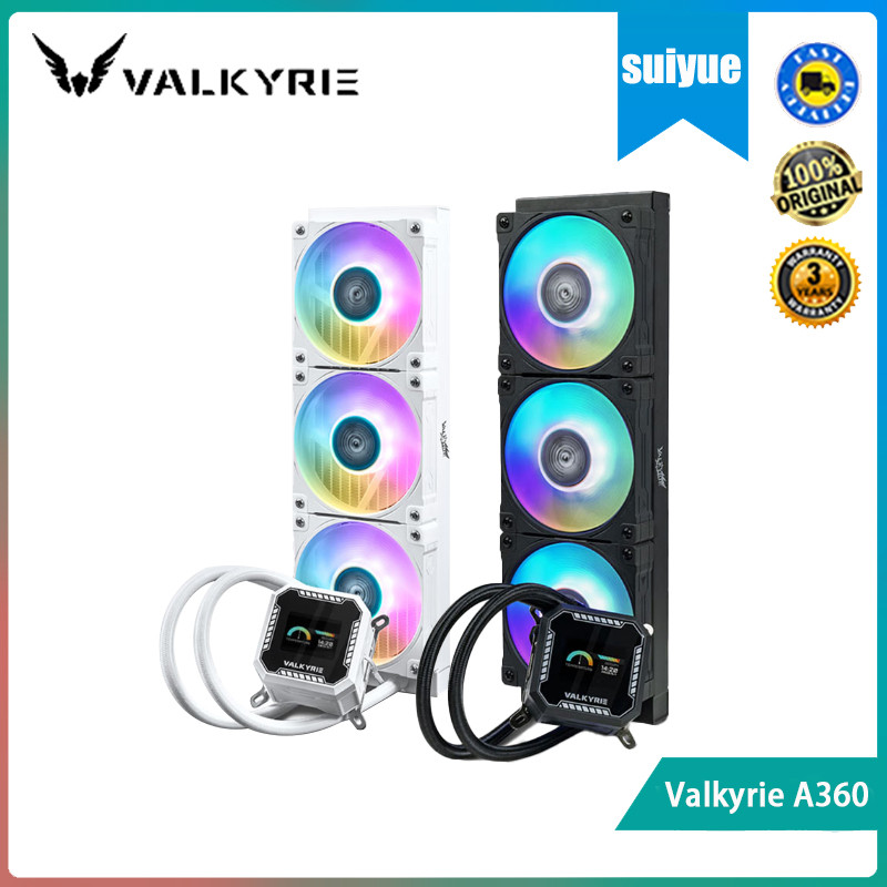 Vk Valkyrie A360 แบบบูรณาการระบายความร้อนด้วยน้ํา GL360 พัดลม V360 A240 สีขาว B360 หม้อน้ําระบาย ...