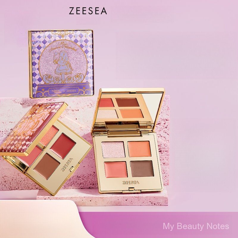 ZEESEA Four-Color Multi-Purpose Cream Makeup Palette Blush Eye Shadow Lipstick Highlight ...