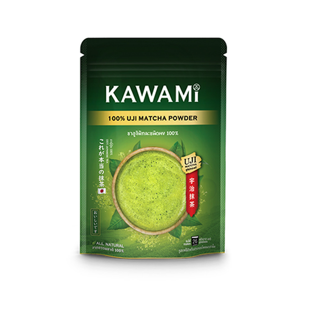 Kawami Uji Matcha Powder 100 % 100 g. คาวามิ อูจิ มัทฉะ 100 % 100 กรัม ...