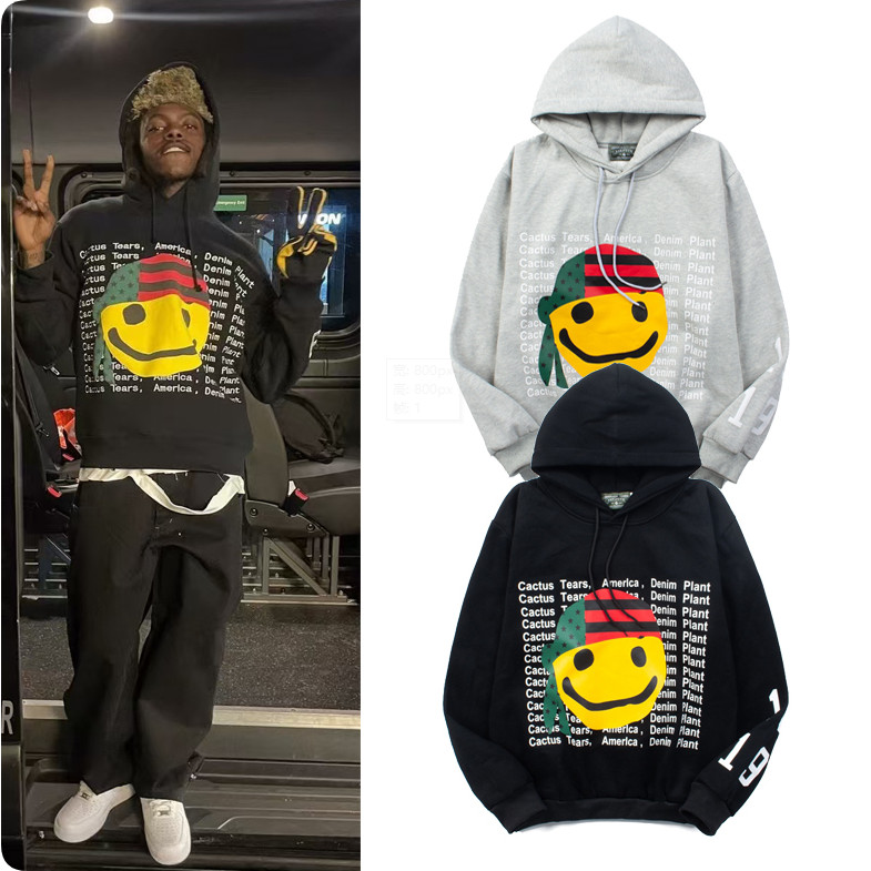 ขายร้อน High Street Retro Hip-Hop Street สวมใส่ Kapok Joint CPFM Hooded ...