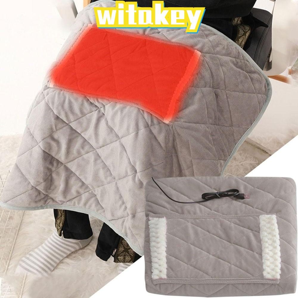 Witakey ผ้าห่มอุ่น, พร้อมกระเป๋าผ้าห่มไฟฟ้าอุ่น, ผ้าห่มโยนอุ่นนุ่ม USB ล้างทําความสะอาดได้ ...