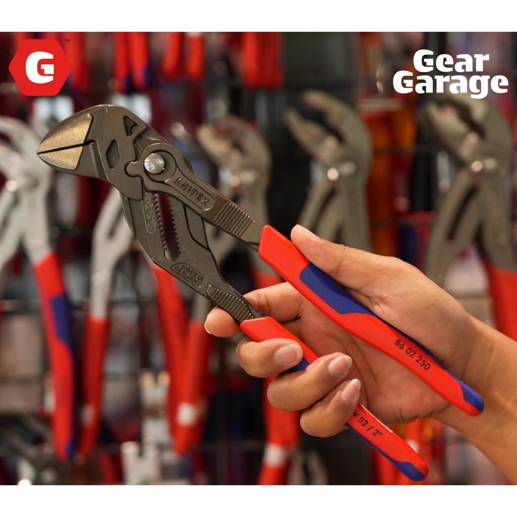 KNIPEX NO.86 02 250 Pliers Wrench 250mm. (ประแจคีม) สำหรับใช้งานแทนประแจปากตายหรือประแจเลื่อน ...