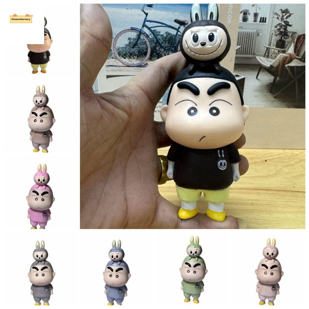 Fitnessfactory Labubu Crayon Shin-Chan รูป, PVC ตุ๊กตารูปปั้น Crayon ...