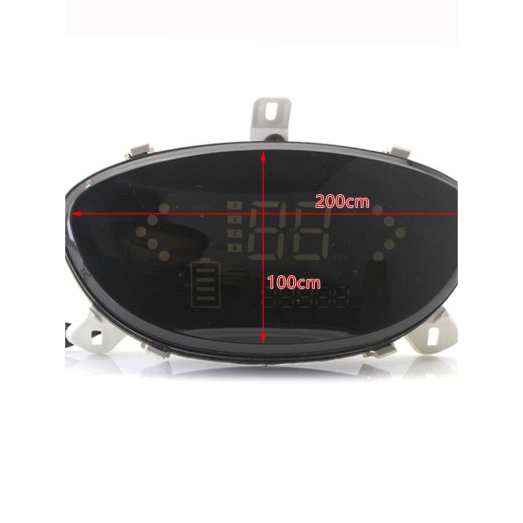 จอแสดงผล LCD แดชบอร์ดรถยนต์ไฟฟ้า Xunying 48V 60V 72V มิเตอร์วัดระยะทาง ...