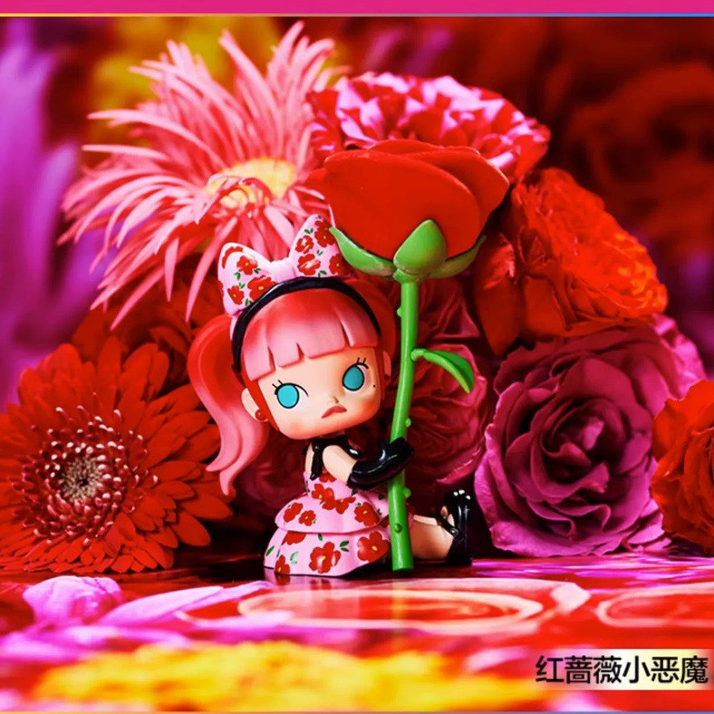 ฟิกเกอร์กล่องสุ่ม MOLLY Ninagawa Mika Instant Illusion Series Red Rose ...