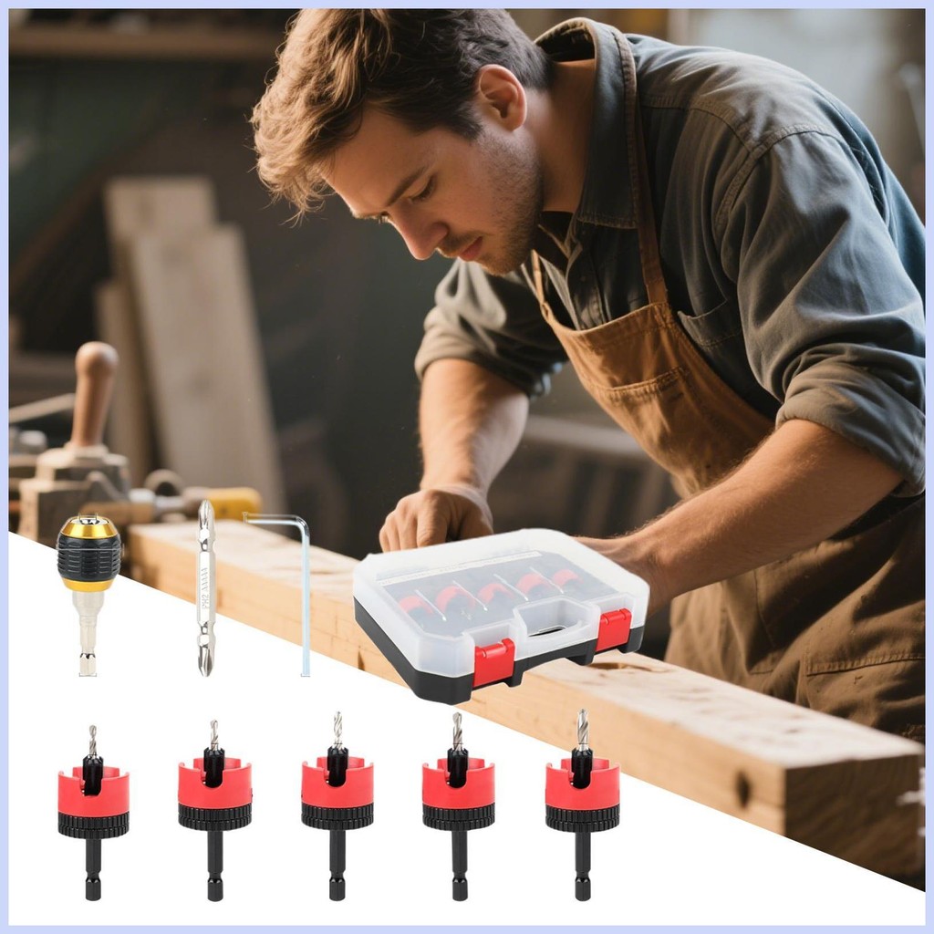 Countersink เจาะชุด Bit 7X เจาะเรียว Bits สําหรับ Heavy Duty Gadgets 1/ ...