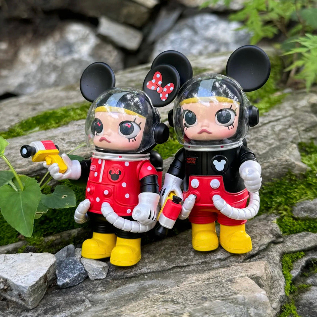 Labubu v3 POPMART MOLLY100% Donald Duck Daisy Birth Princess มิกกี้ มิน ...