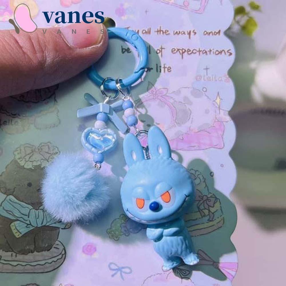VANES1 Astrological Sign Labubu ตุ๊กตา, ซิลิกาเจล Bow Wings Labubu ...