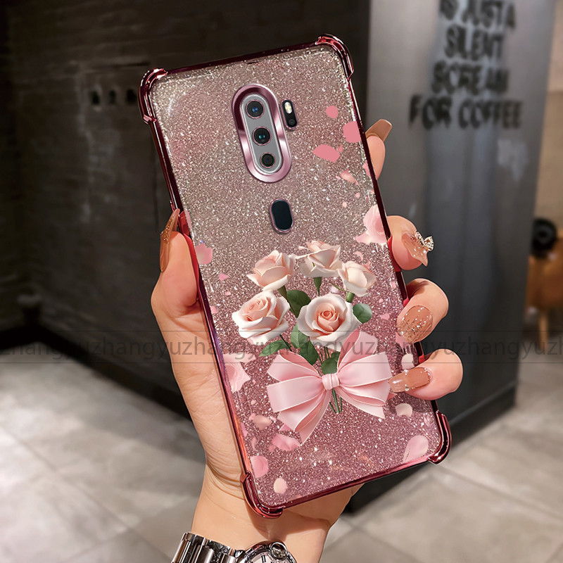 ปลอก OPPO A5 2020 A9 F11 pro เคสโทรศัพท์ 2025 ใหม่ซิลิโคนป้องกันสี่มุม ...