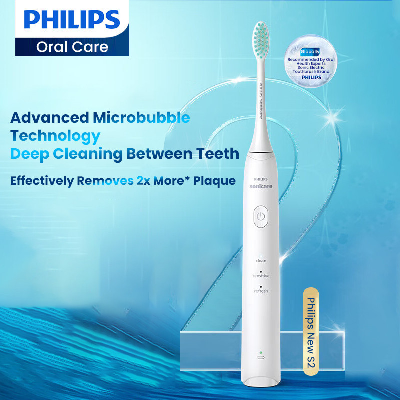 Philips แปรงสีฟันไฟฟ้า S2 Sonicare ใหม่ HX2418 | Shopee Thailand