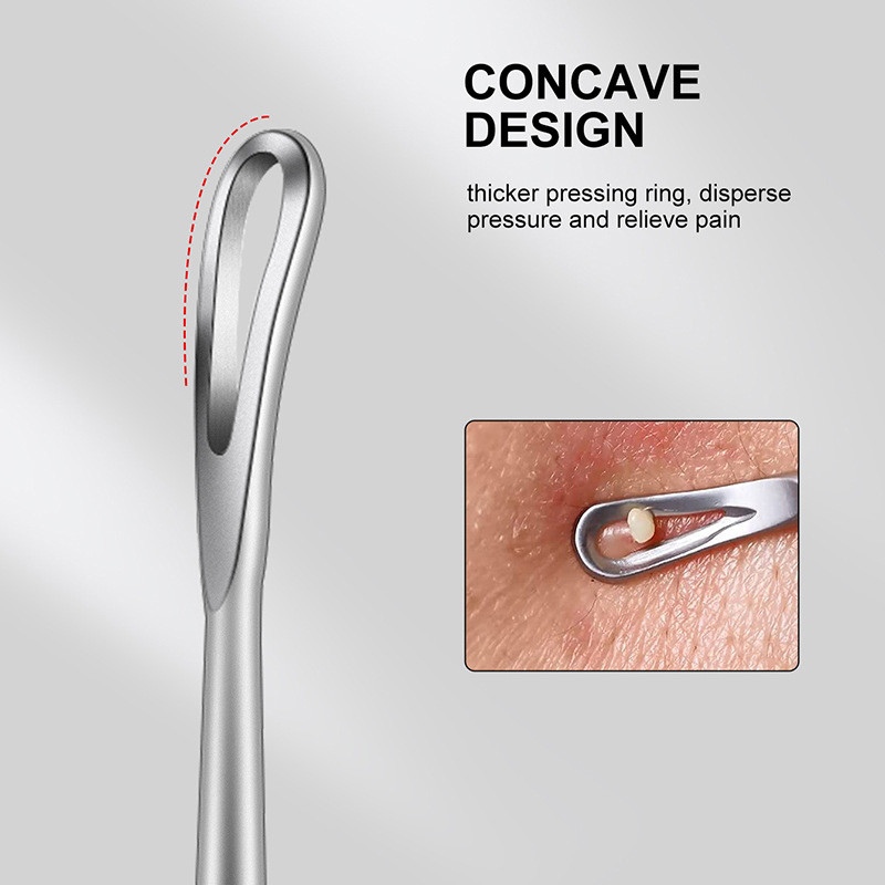 [DJNZ] 2 In 1 Pimple Popper Tool Blackhead Remover Acne Removing ...