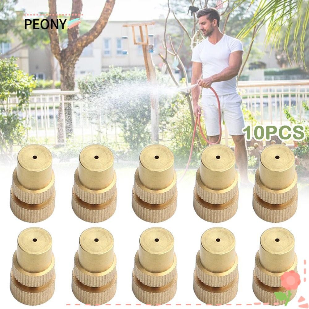 Peonypavilion หัวสปริงเกลอร์, M14*1.5 ทองเหลือง Atomizing หัวฉีดสปริงเกลอร์, หัวสปริงเกลอร์ปรับ ...