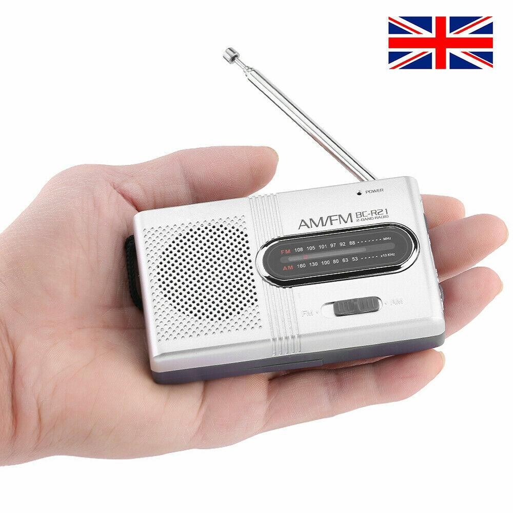 Portable Mini Pocket Travel AM FM Radio Battery Powered Built-in Speaker Stereo | Shopee Thailand