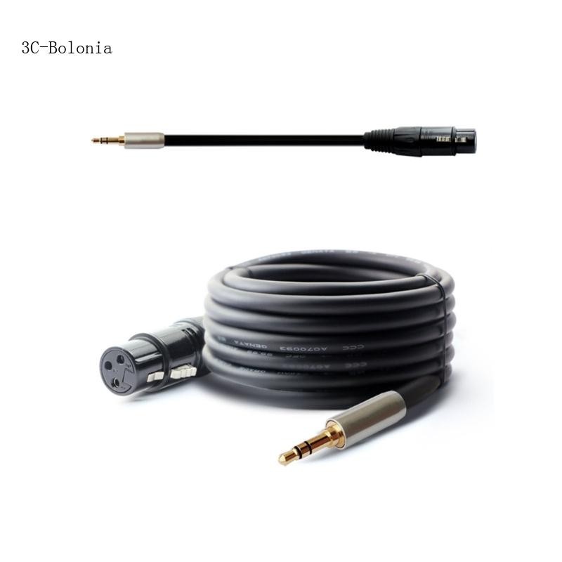 PC Xlr ถึง 3 5 มม.ไมโครโฟน Audio-HiFi สาย XLR หญิงเป็น Mini-Jack Aux ...