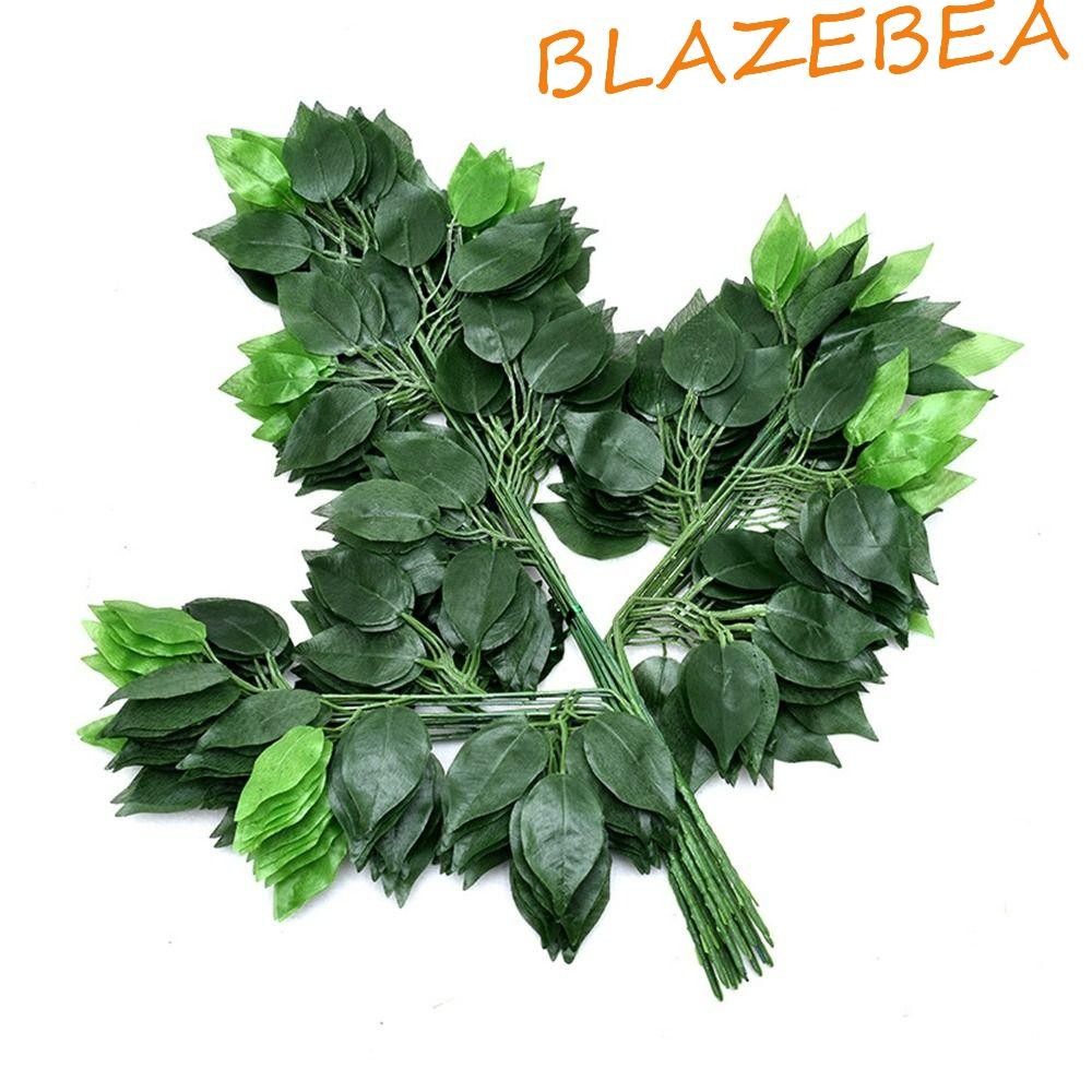 Blazebea ใบประดิษฐ์ 12 ชิ้น/ล็อตใบ Elegant งานแต่งงาน Creative พืชดอกไม้ปลอม | Shopee Thailand