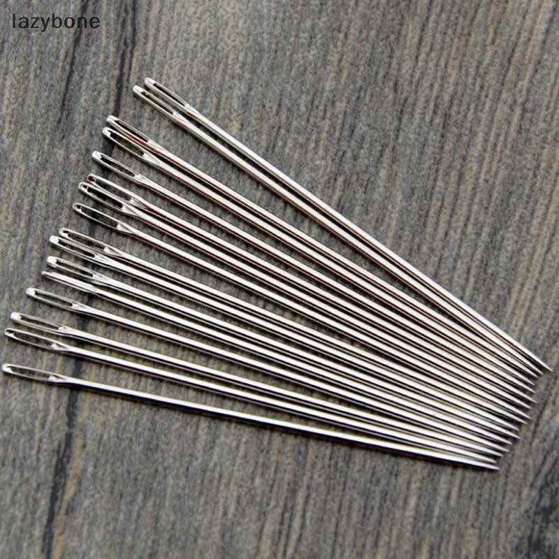 {LZ} 25 ชิ้นเข็มเย็บผ้าสแตนเลสความแข็งสูงข้ามเย็บเข็มเสื้อผ้า {lzybone ...