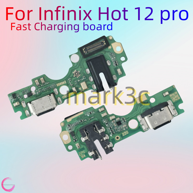 สําหรับ Infinix Hot 12 PRO X668 X668C USB ชาร์จ Dock พอร์ตไมโครโฟน ...