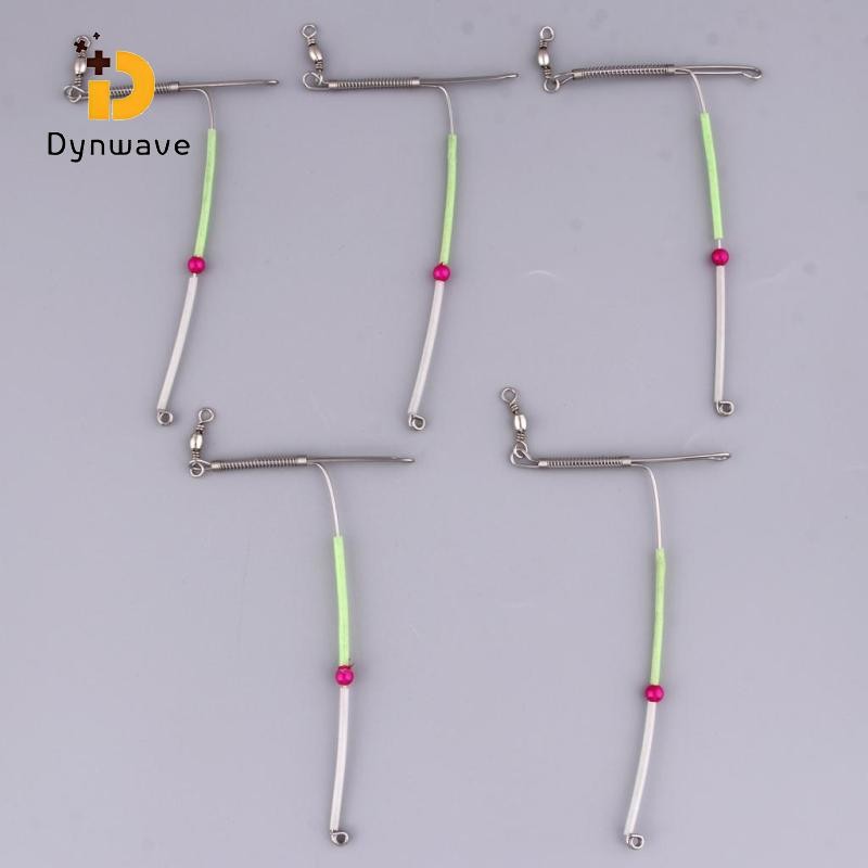 Dynwave 5 ชิ้น Steel Anti- Feeder Leger Booms พร้อม Swivel & Luminous ...