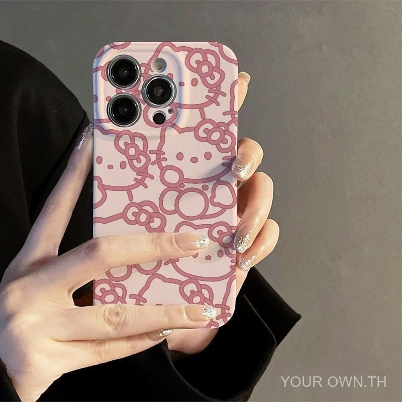 เคสโทรศัทิตาข่าย Hello Kitty สำหรับ Iphone13promax Iphone14 แบบรวมทุก ...