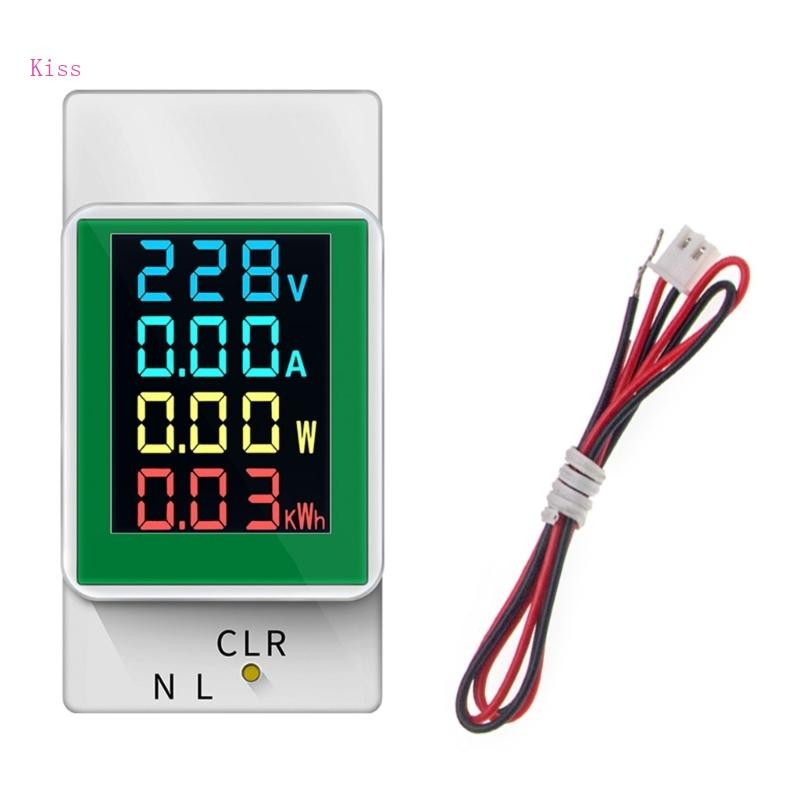 Kiss Digital Single Phase Energy Meter เครื่องนับไฟฟ้า AC50-300Volt ...