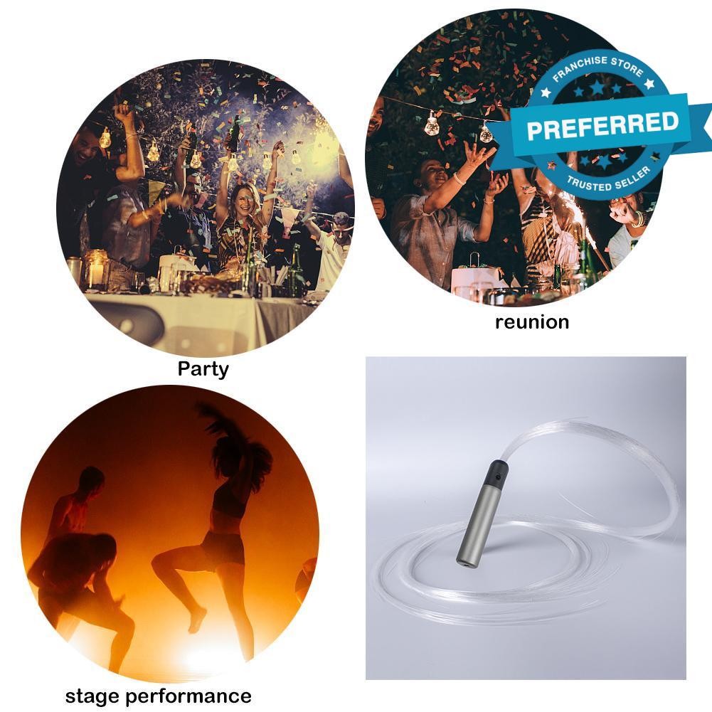 Led Fiber Optic Whip Dancing Optical Fiber Whip Dance การแข่งขันปาร์ตี้ ...