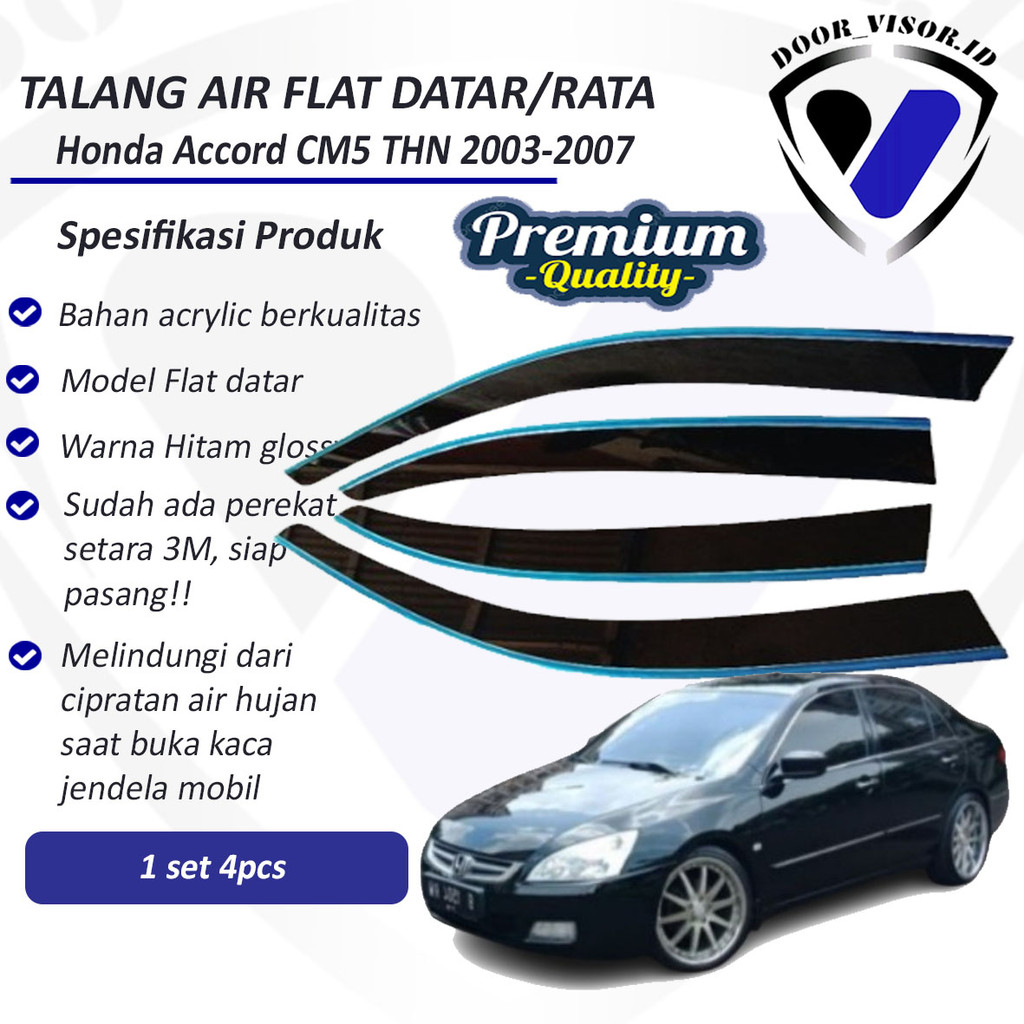 Honda Accord VTI-L CM5 THN 2003-2007 รางน้ําน้ํารถยนต์ รุ่น flet คุณภาพ ...