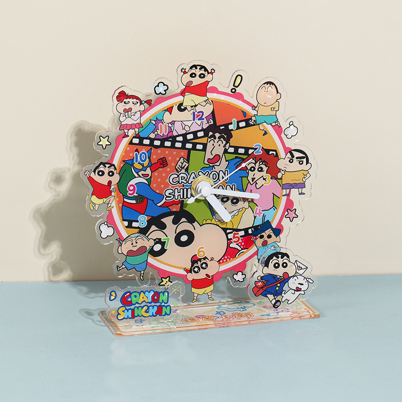 Crayon Shin-Chan DIY นาฬิกาอะคริลิค Genshin Hatsune Miku Line Puppy ...