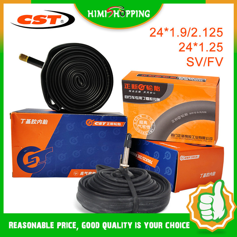READY Stock1pc CST Bike Inner Tube 24 นิ้วท่อจักรยาน 24X1-3/8 24*1.5/1 ...
