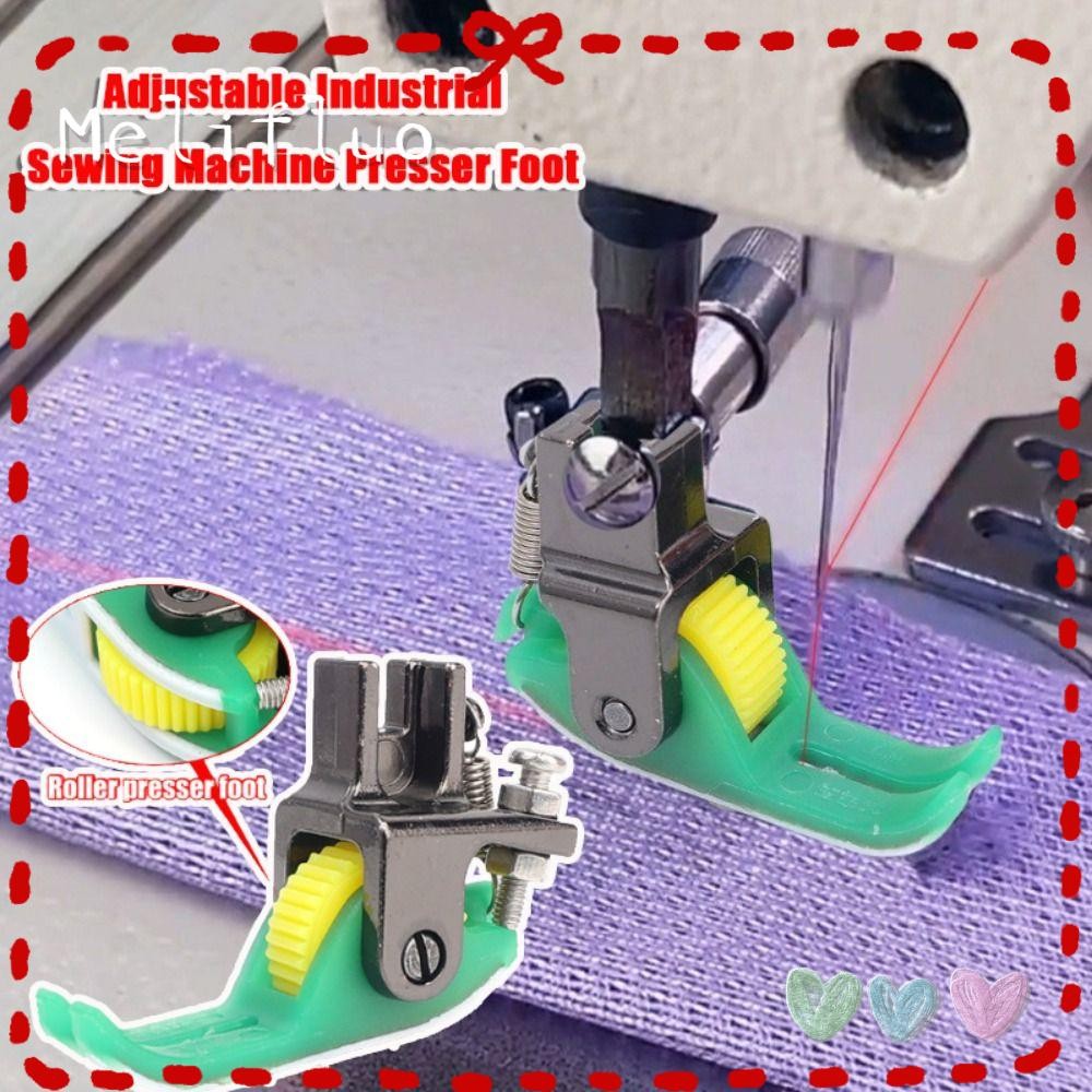 จักรเย็บผ้า MELIFLUO|เท้า Presser,ปรับกว้าง Gap Single Needle Roller ...