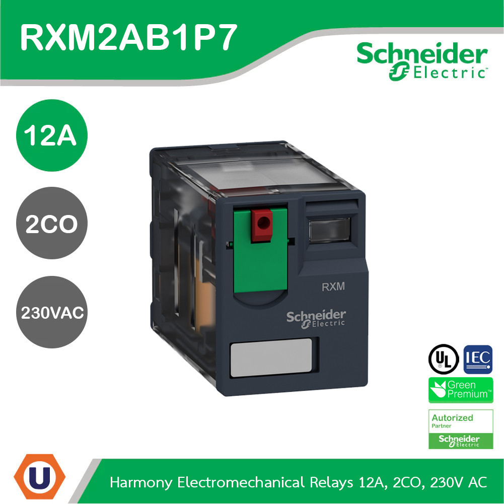 Schneider Miniature Plug in Relay Harmony Electromechanical Relays 12A ...