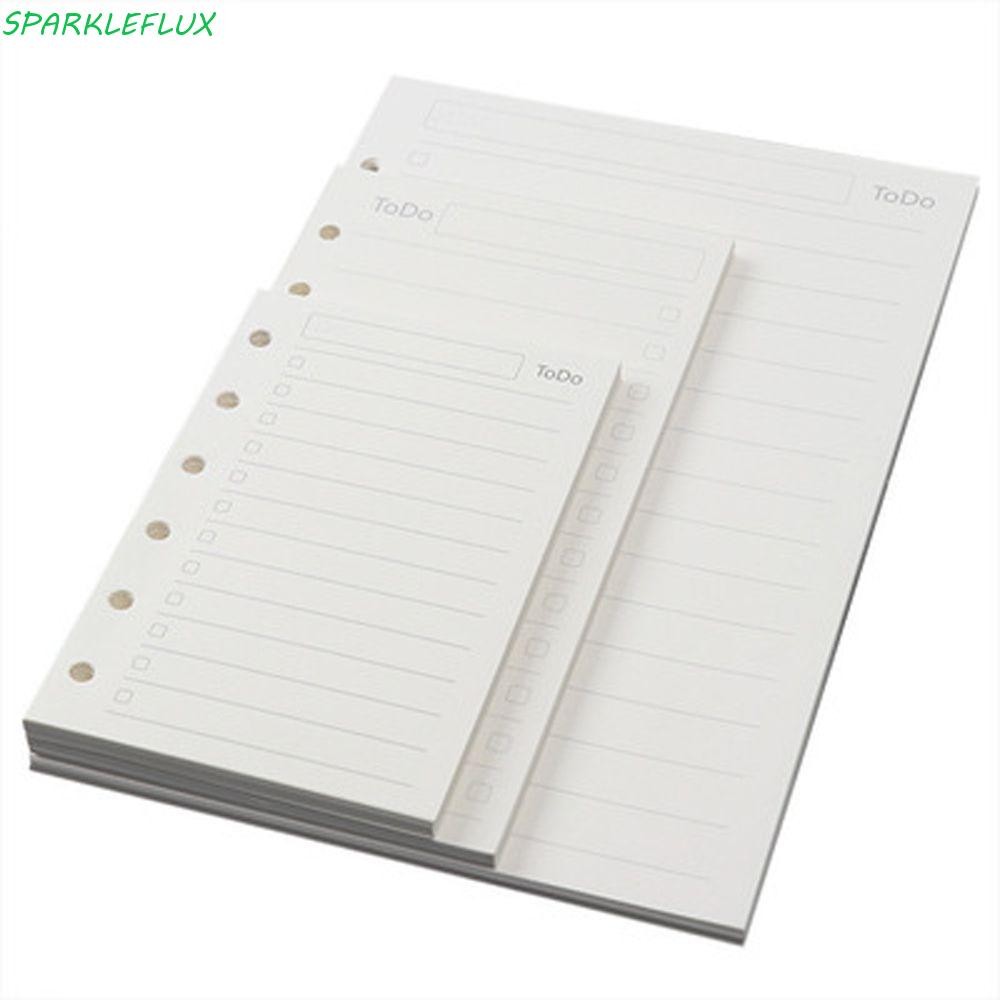 Sparkleflux กระดาษเติมตารางเครื่องเขียนเกลียว Binder Daily Planner A5 ...