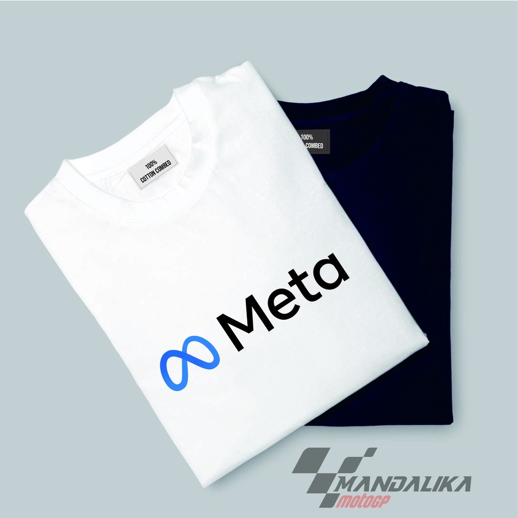 [พร้อมส่ง]เสื้อยืดคอกลมเสื้อยืด พิมพ์ลาย meta facebook fb กําหนดเองS ...
