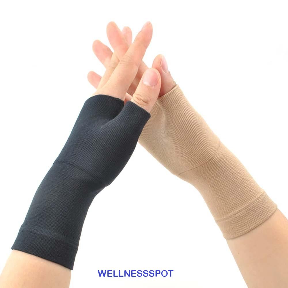 Wellnessspot Thumb Band เข็มขัดห่อข้อมือผ้าพันแผลฟิตเนส Breathable ยกน้ําหนักสายสนับสนุนโรคข้อ ...