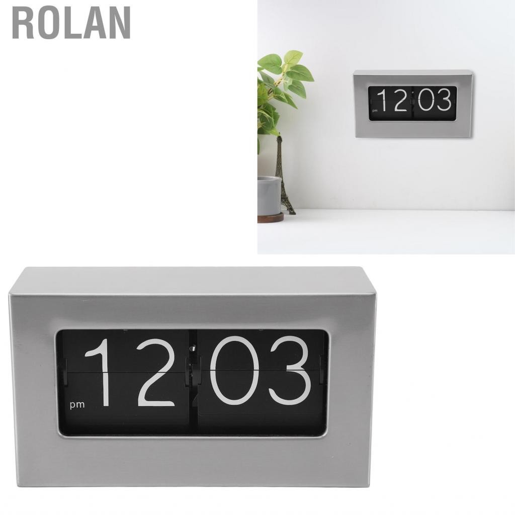 Rolan TNFEEON FLIP CLOCK DESK RETRO 304 สแตนเลสสตีล Automatic Foot ...
