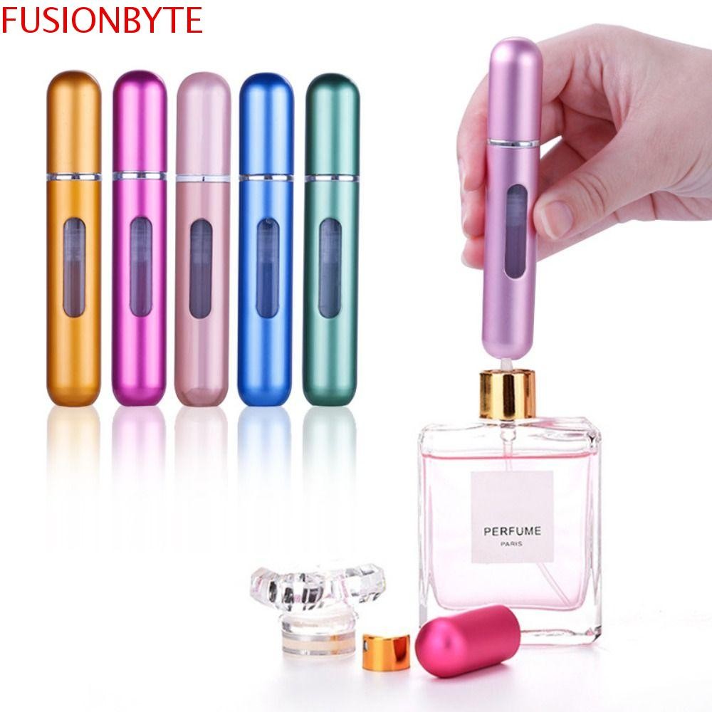 FUSIONBYTE ขวดสเปรย์คอนเทนเนอร์เครื่องสําอาง Moisturizer อลูมิเนียมเหลวแบบพกพาตัวอย่าง Vials ขวด ...