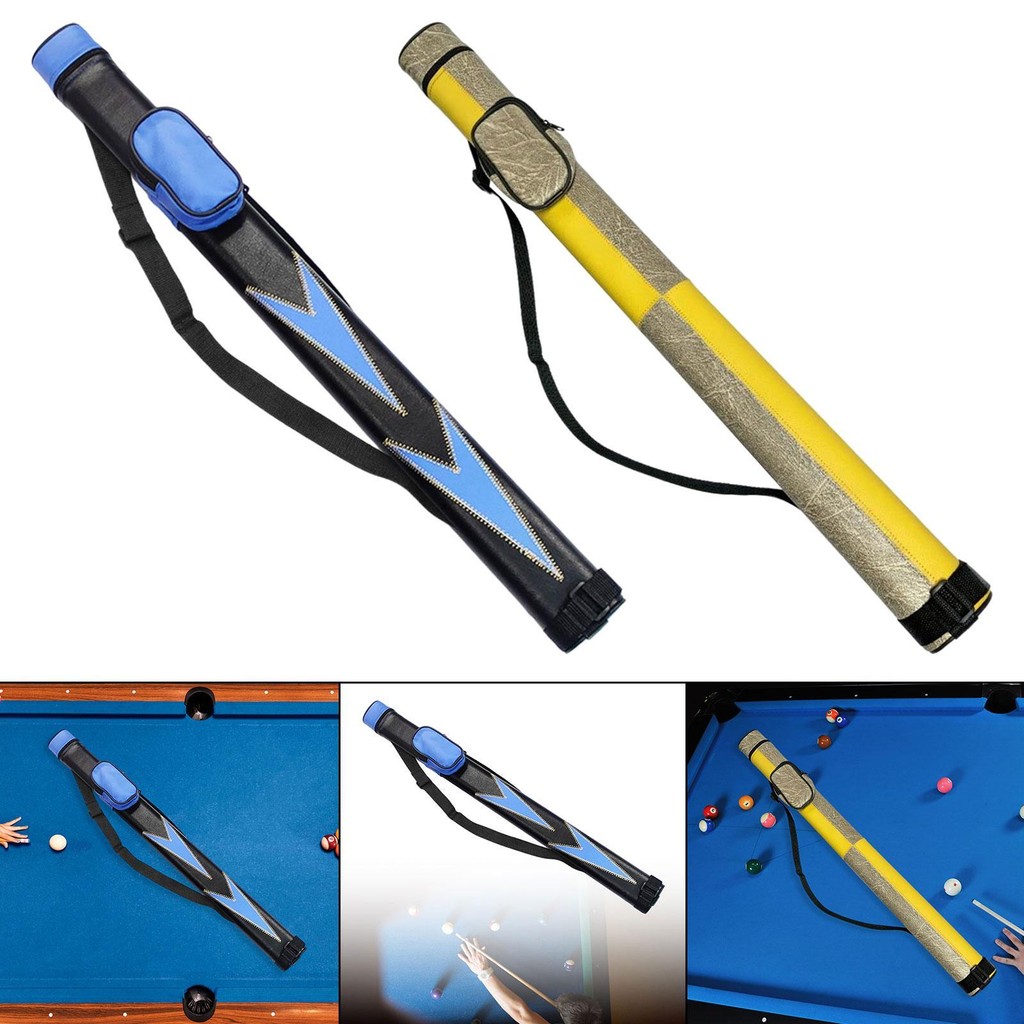 [jgvaqor] Pool Cue Case Compact PU Leather Accessories Wear Resistance ...