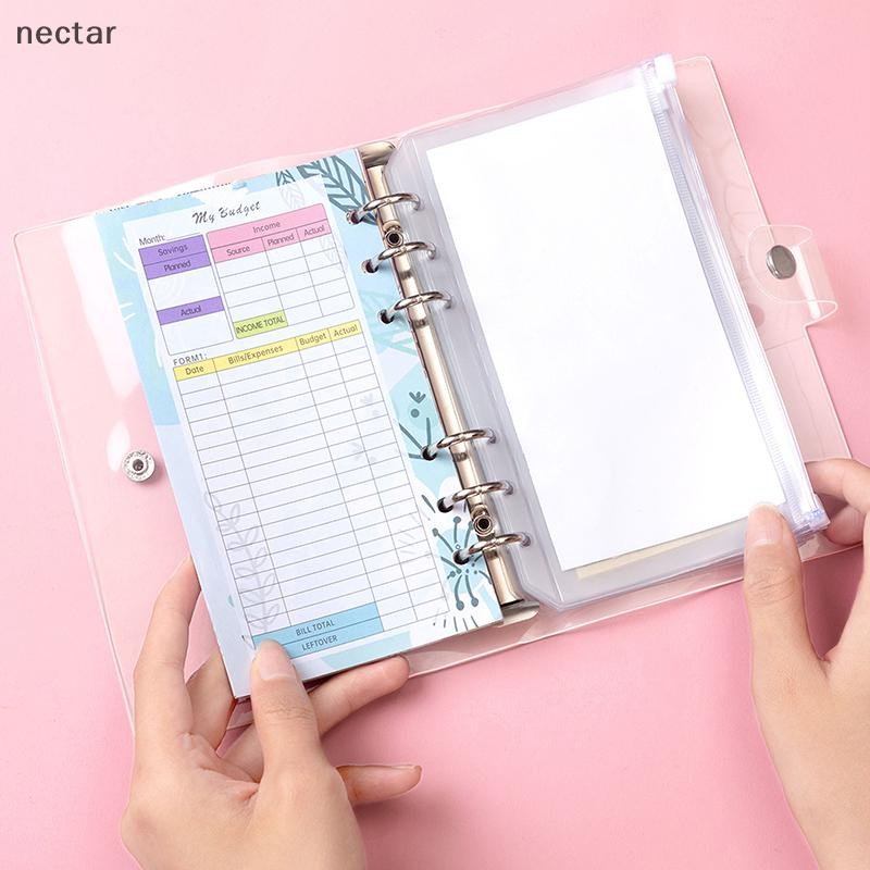 TAR A6 Budget Planner Binder 12 การ์ด Budget, 8 กระเป๋าตั๋วและสติกเกอร์ ...