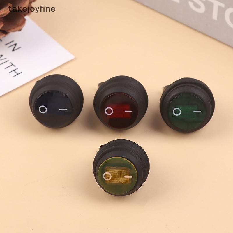 TFTH 1PC 3Pin KCD1 Mini Round Circular Shape Waterproof Rocker Switch ...