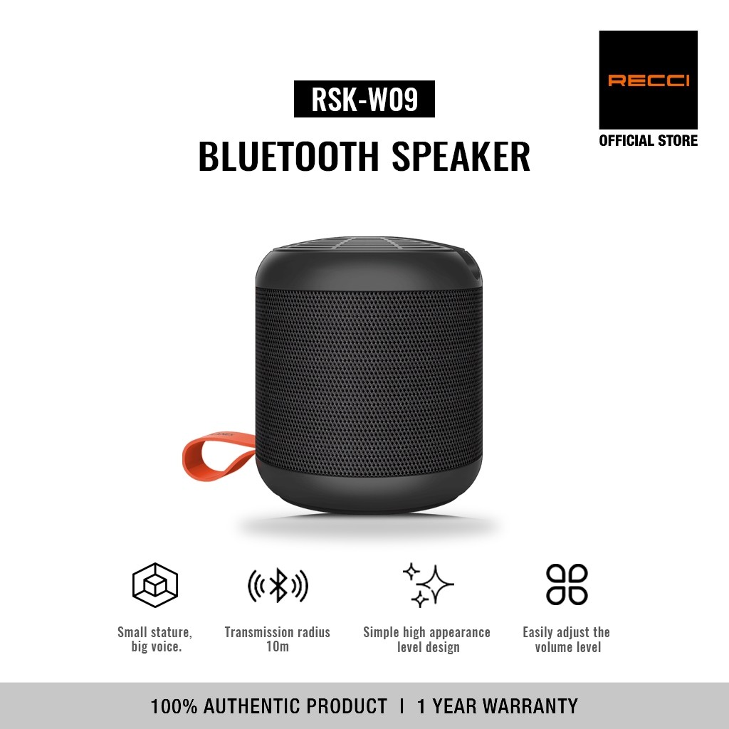 XLB-Recci RSK-W09 ลําโพงบลูทูธลําโพง Hi-Fi SoundQuality Bluetooth V5.0 1200mAh | Shopee Thailand