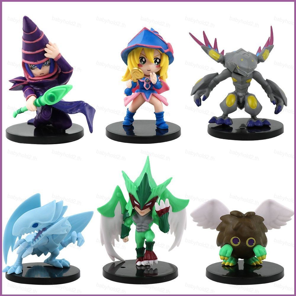Yb 6 ชิ้น Yu-Gi-Oh Action Figure รุ่น Q Mutou Yuugi Dark Magician สาว ...