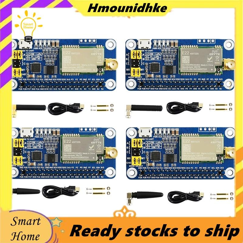 SX1262 LoRa HAT สำหรับบอร์ดซีรีส์ Raspberry Pi โมดูลการสื่อสารแบนด์ ...