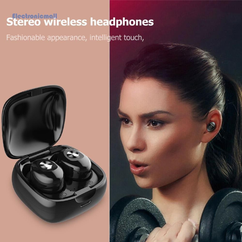 Youn XG-12 TWS หูฟังบลูทูธ 5.0 หูฟังไร้สาย True พร้อมกล่องชาร์จ Mic h ...