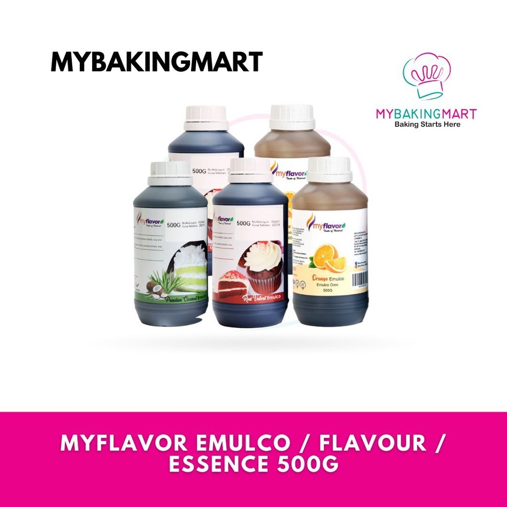 รสของฉัน Flavour/Emulco 500g - Perasa Pewarna Makan - รสอาหารฮาลาล ...