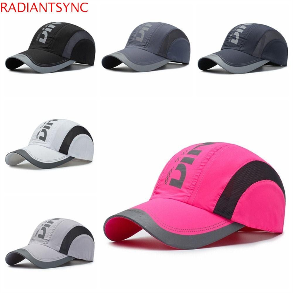 Radiantsync หมวกแห้งเร็ว, หมวกกีฬากันน้ําระบายอากาศได้, ฤดูร้อนป้องกันแสงแดดแบบปรับได้หมวกเบสบอล ...