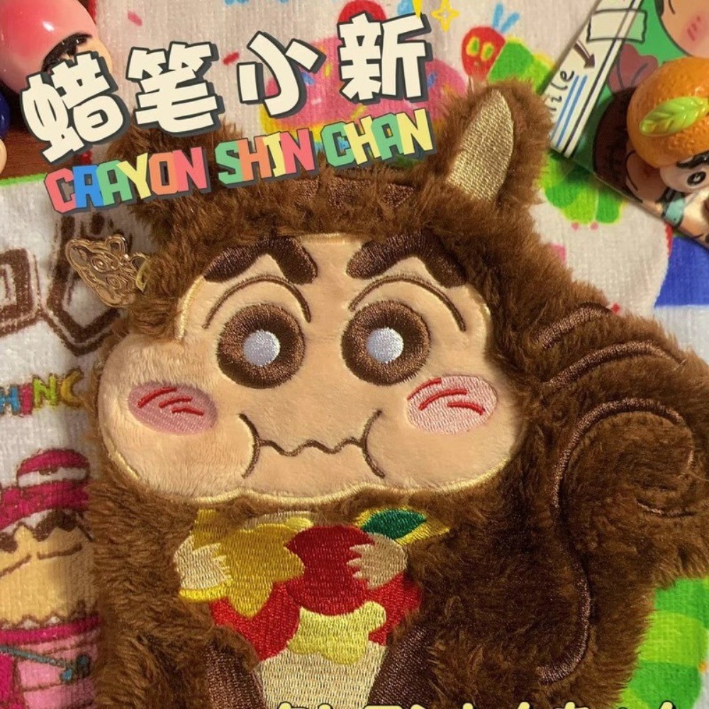 กระเป๋าใส่เหรียญ Cute Crayon Shin-Chan การ์ตูน Shin-Chan Squirrel Plush ...