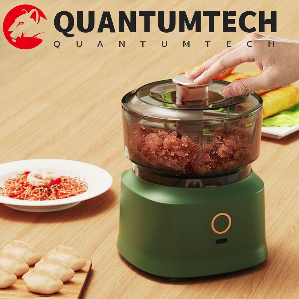 QUANTUMTECH ไฟฟ้ากระเทียม Masher, ชาร์จ USB 350ml Mincer, อุปกรณ์ครัวประหยัดแรงงาน Mini เครื่อง ...