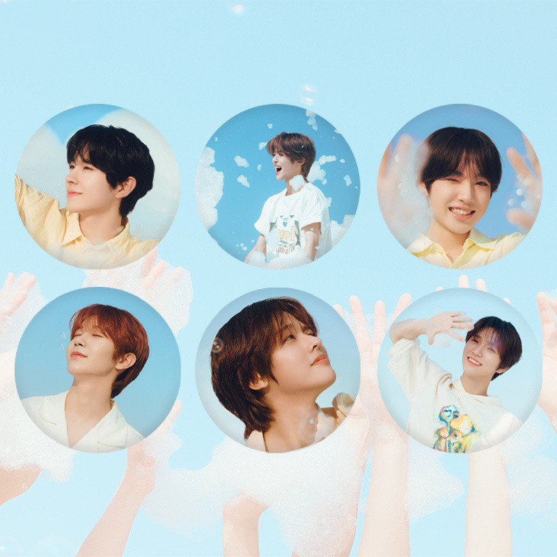 SQ1 NCT WISH SION Tinplate Badge กระจกพวงกุญแจ poppop Mini อัลบั้มจี้ ...