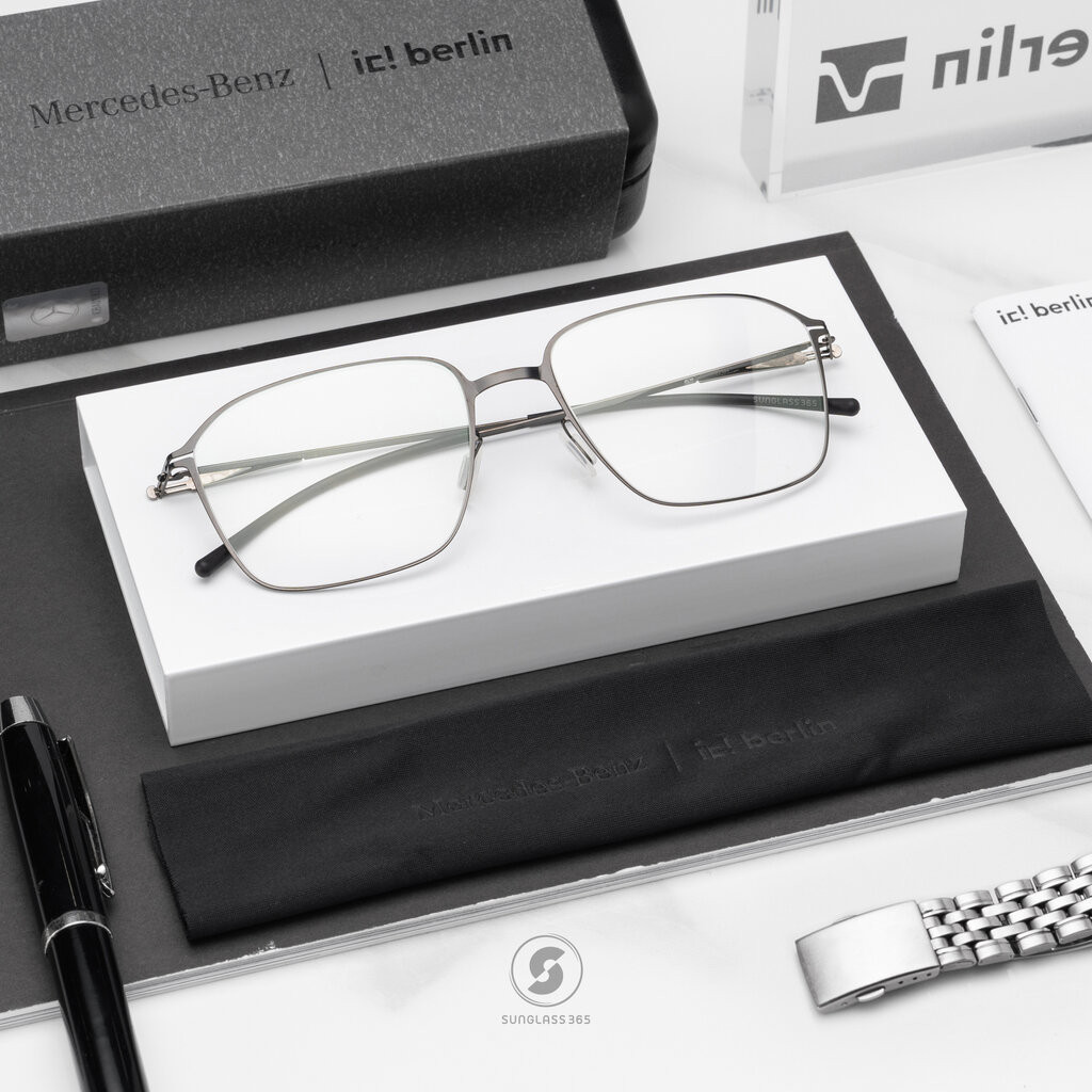 กรอบแว่น IC BERLIN MB17 Gunmetal | Shopee Thailand